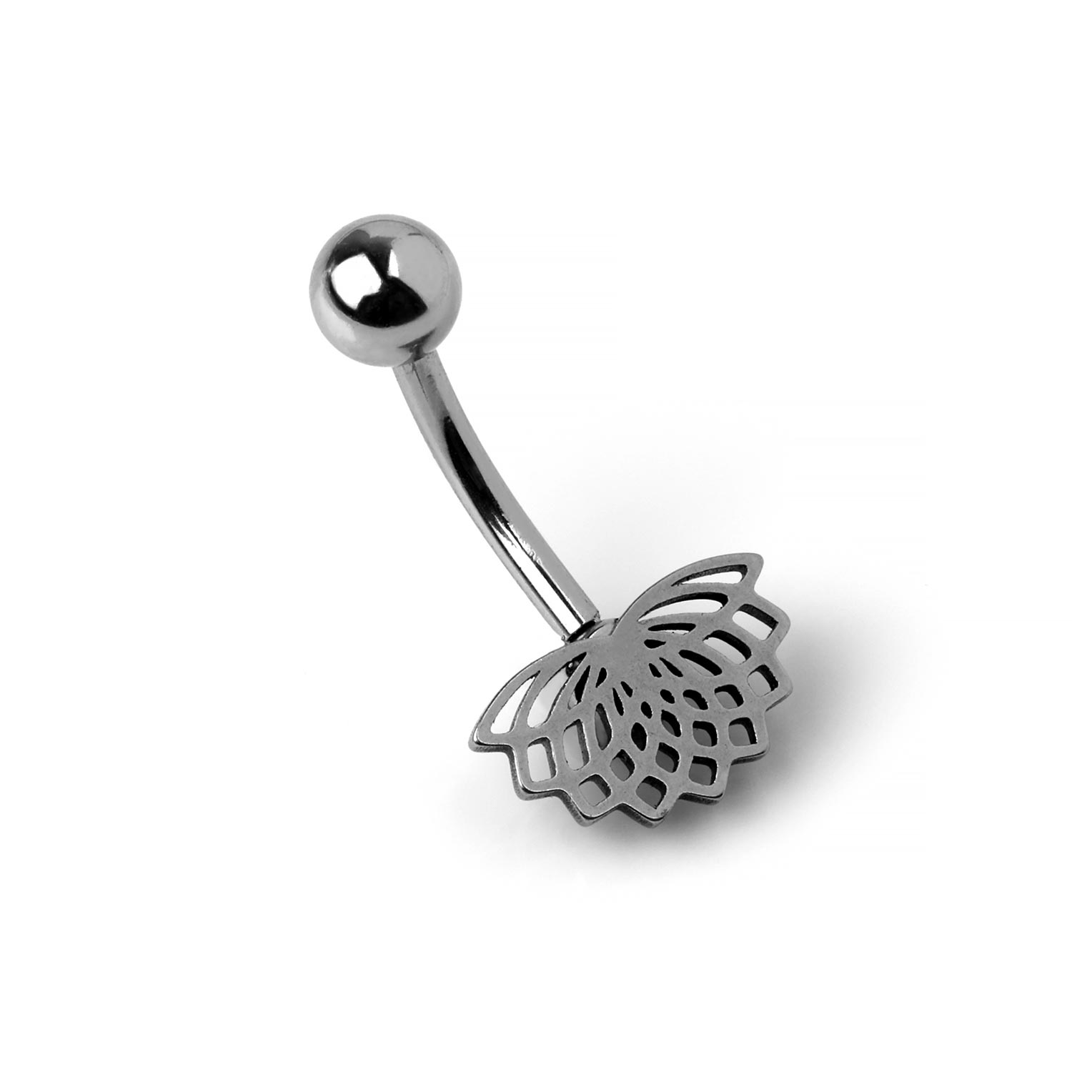 Steel Lotus Bloom Navel