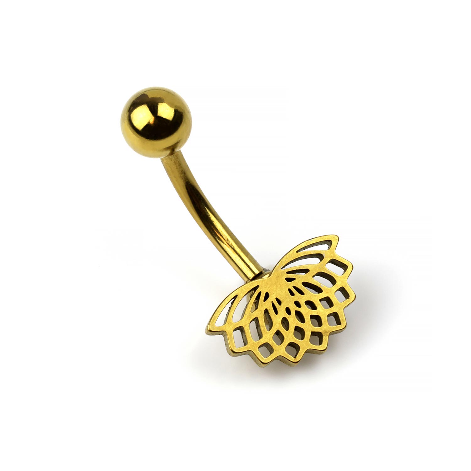Steel Lotus Bloom Navel