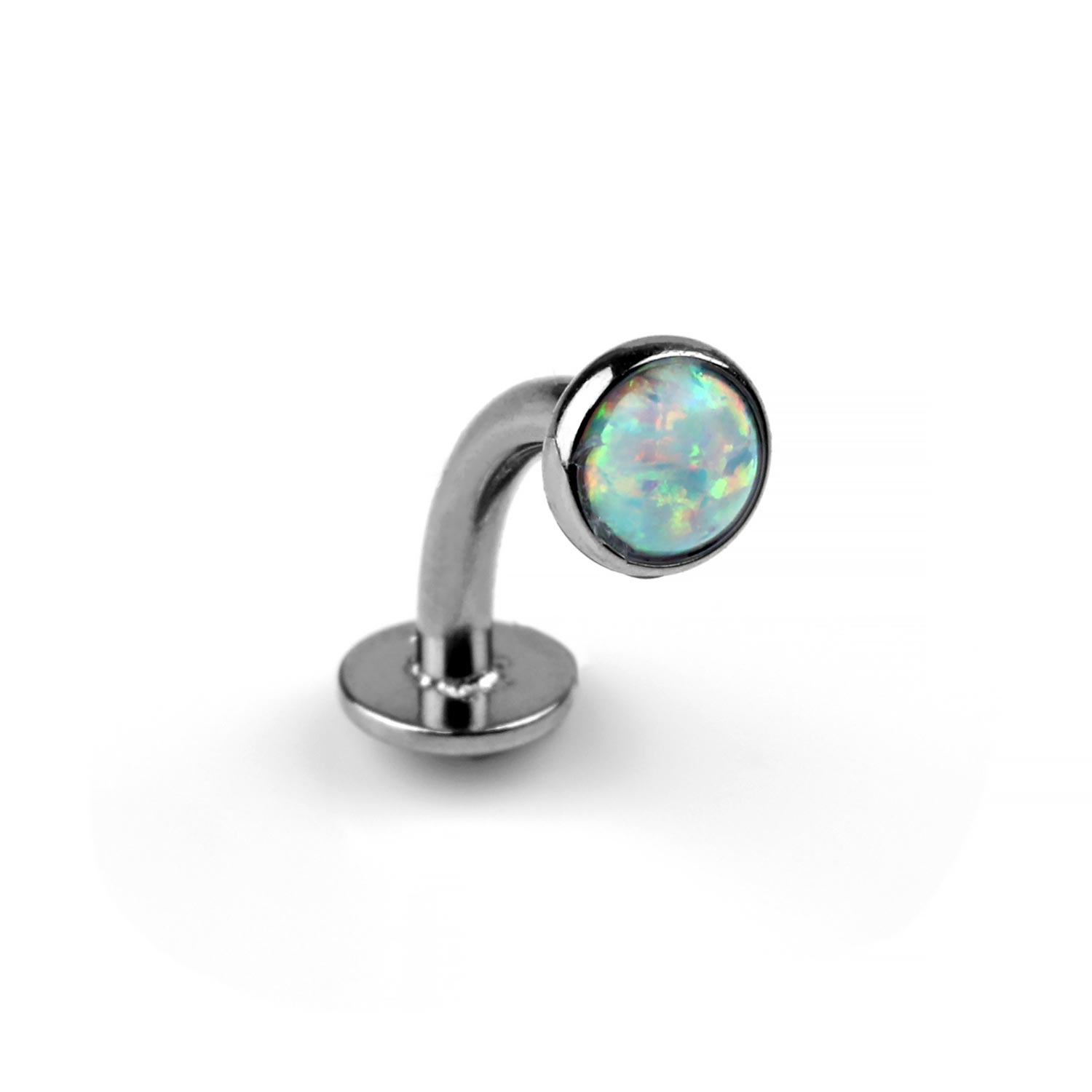 Steel Opal Disk Navel & More Piercings