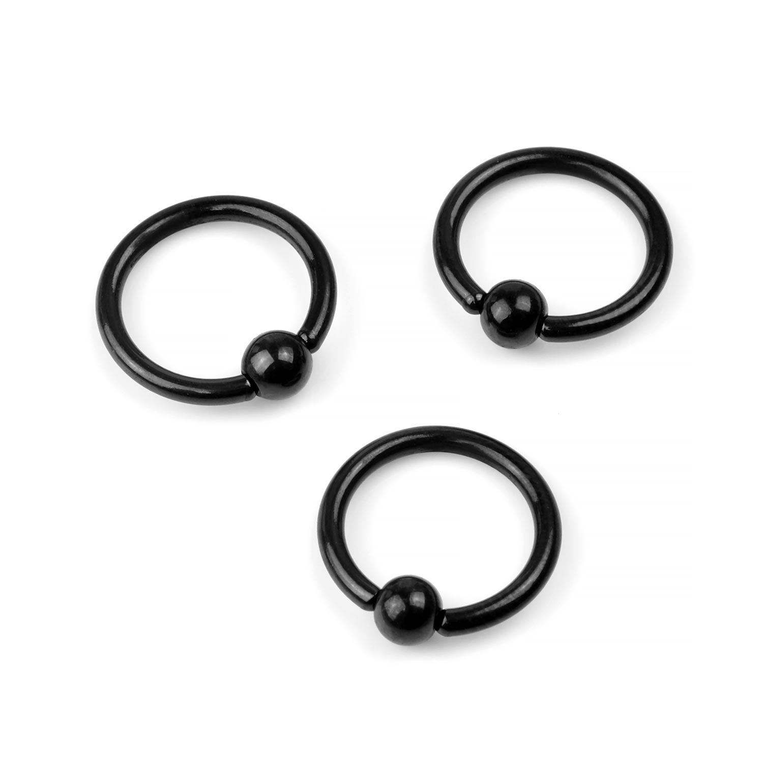 Plated Steel Captive Bead Rings