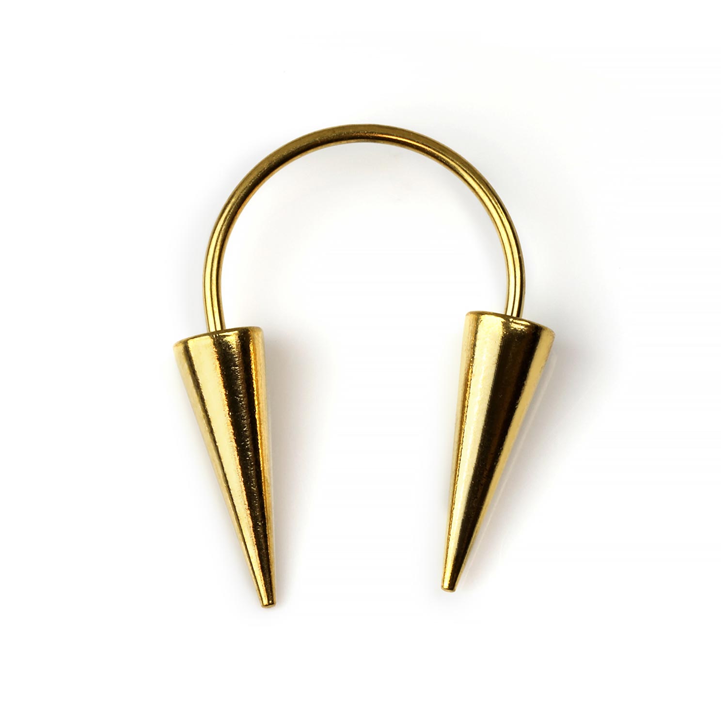 Extreme Spike Steel Circular Barbell Helix Septum Piercing
