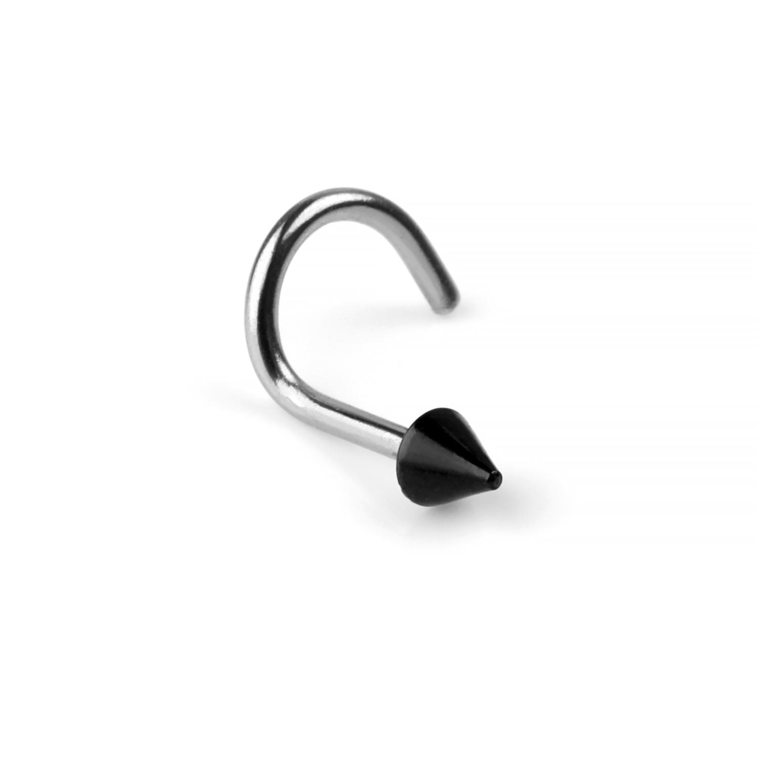Stainless Steel Spike Nosescrew For Nostril Piercing