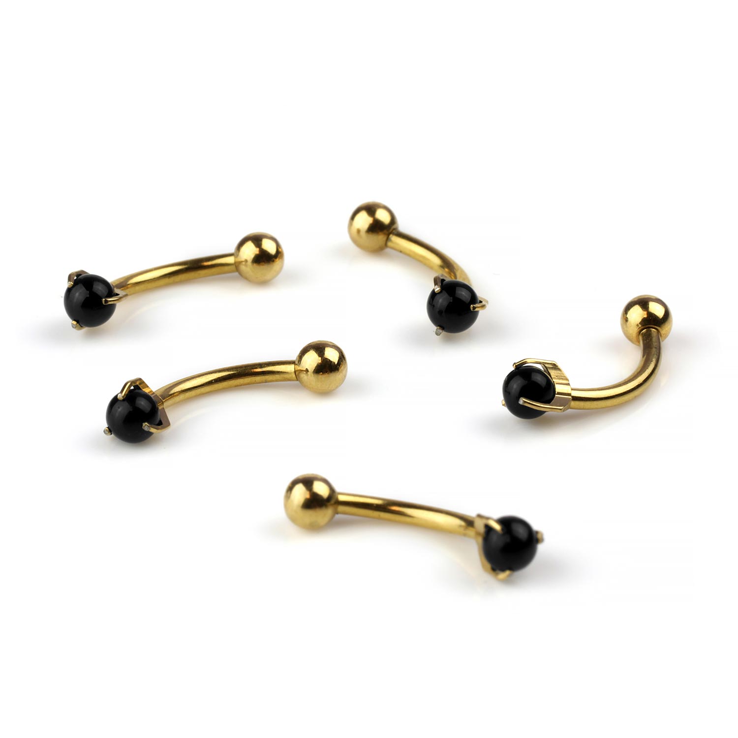 Curved Barbell With Opals: Versatile Piercing Jewelry