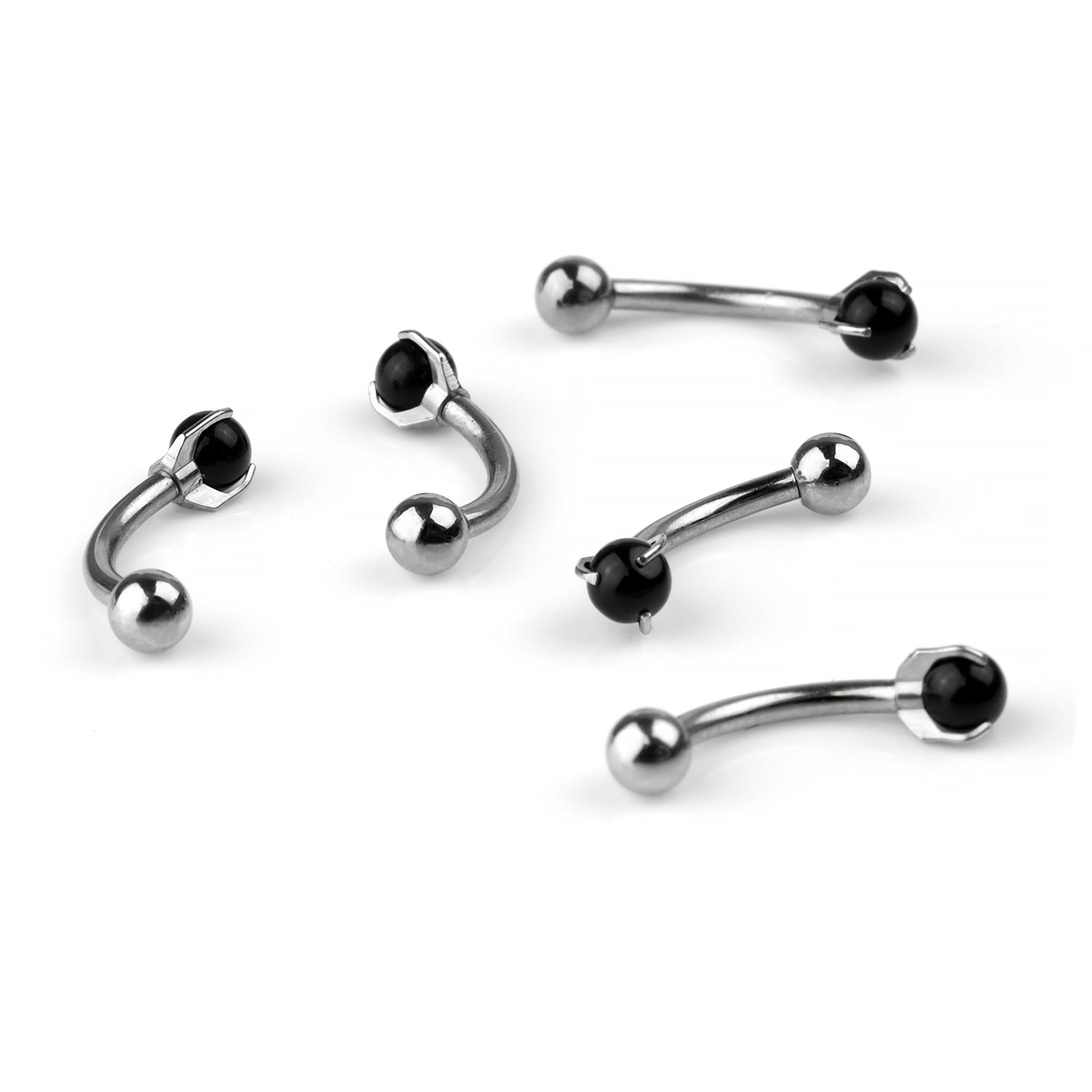 Curved Barbell With Opals: Versatile Piercing Jewelry