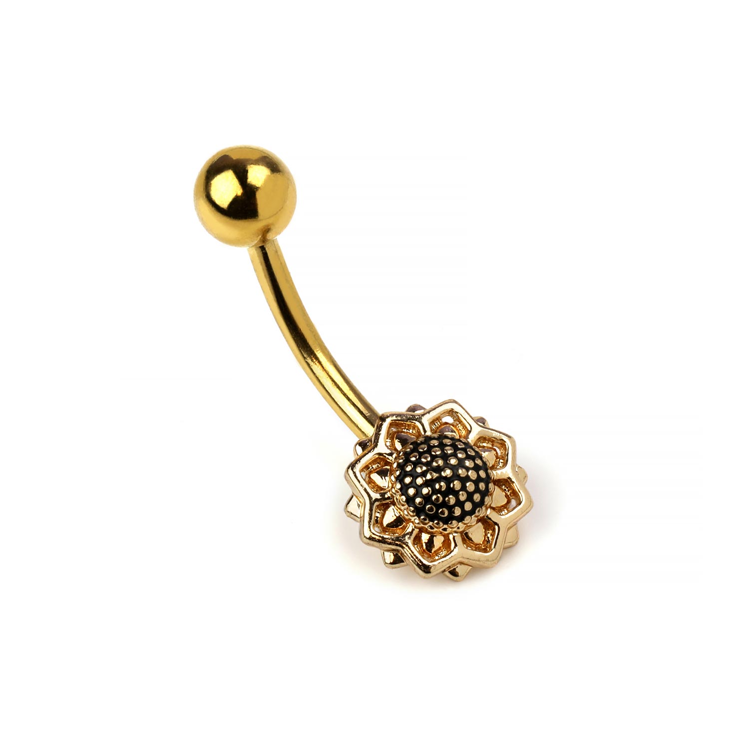 Steel Sunflower Navel