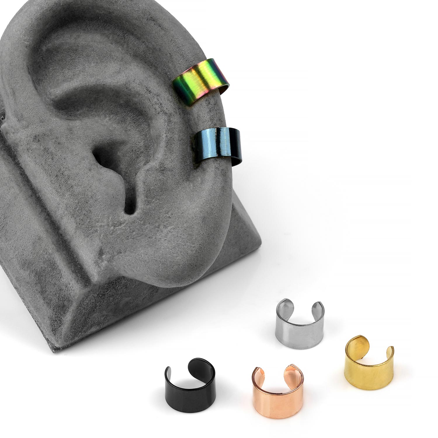 Simple Polished Thick Banded Ear Cuff