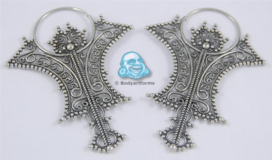 Silver Temple Filigree Design