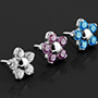 Titanium Threadless Flower End | Gem