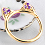 Custom Order 14k Gold Meow Seamless Ring