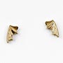 14k Gold Bat Wing Threadless End