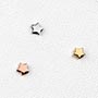 14k Gold Star Threadless End | Cute | Dainty