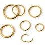 Custom Order 24k Gold Plated Clicker Rings