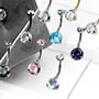 Titanium Gem Navel | Belly Button
