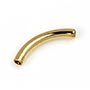14k Gold Internally Threaded Curved Post