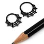 Steel Spider Web Clicker Ring - Septum & Helix Piercing