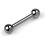 Titanium Internally Threaded Straight Barbell