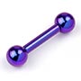 Titanium Internally Threaded Straight Barbell