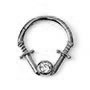 Steel Dual Dagger Septum Clicker