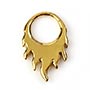 Titanium Flame Clicker For Daith, Helix, Septum