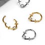Steel Dual Dagger Septum Clicker