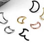 Titanium Crescent Moon Clicker