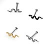 Titanium Threadless Snake Labret