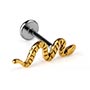 Titanium Threadless Snake Labret