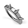 Steel Spiked Rail Clicker For Navel