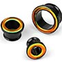 Stretched Lobe Steel Hologram Eyelets With Double Flare