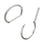 Custom Order Titanium Gemmed D-ring Clicker