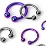 Titanium Internally Threaded Circular Barbell