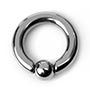 Stainless Steel Pop-in Ball Captive Bead Ring