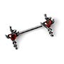 Steel Angel Wing Sword Nipple Barbell