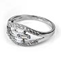 Sterling Silver Cz Ring Steadfast Baguette Gemstones