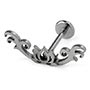 Steel Mini Lotus Labrets: Helix & Lobe Piercings