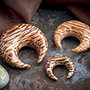 Organic Coconut Wood Pinchers For Stretched Lobes And Septum