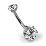 Titanium Gem Navel | Belly Button