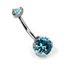 Titanium Gem Navel | Belly Button