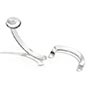 Quartz Glass Eyebrow Retainer - Curved And Versatile
