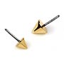 14k Gold Spike Threadless End Jewelry
