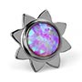 Titanium Sun Cabochon Threadless Ends Guide