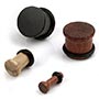 Wood Single Flare Plugs