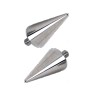 Custom Order Titanium Internally Threaded Spike Ends