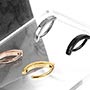 Titanium Rail Clicker: Pvd Plated Navel Rook Eyebrow Rings