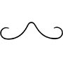 Stainless Steel Moustache Septum Tusk Spike - Pvd Plated