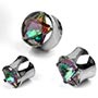 Stainless Steel Star Prism Plugs