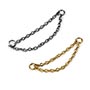 Titanium Double Rolo Chains - Yellow Gold Plated