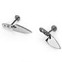 Titanium Threadless Knife Dangle Earrings