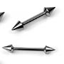 Neometal Titanium Threadless Spike Barbell | Cone