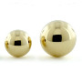Custom Order 18k Gold Plain Ball Threadless End